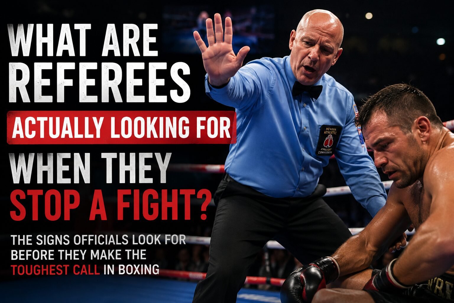 Boxing Fight Stoppages Explained: What Referees Really Look For